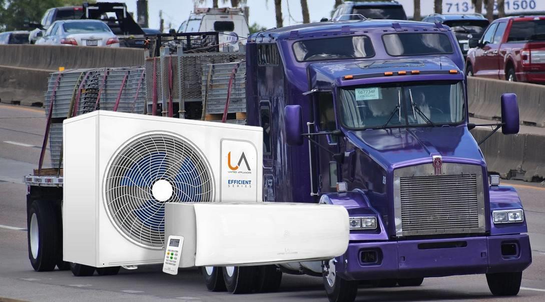 Chofer instala «minisplit» en su trailer de carga y se vuelve viral ...