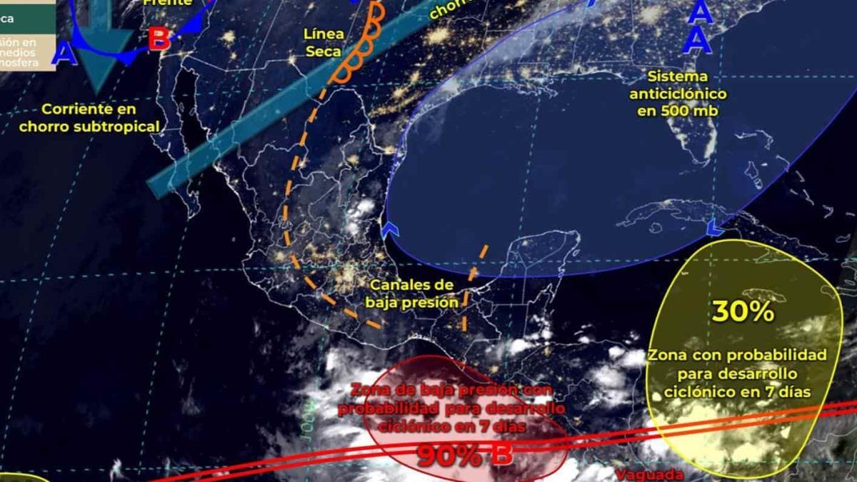 Nuevo ciclón tropical se forma y amenaza a costas del Pacífico | Luz ...
