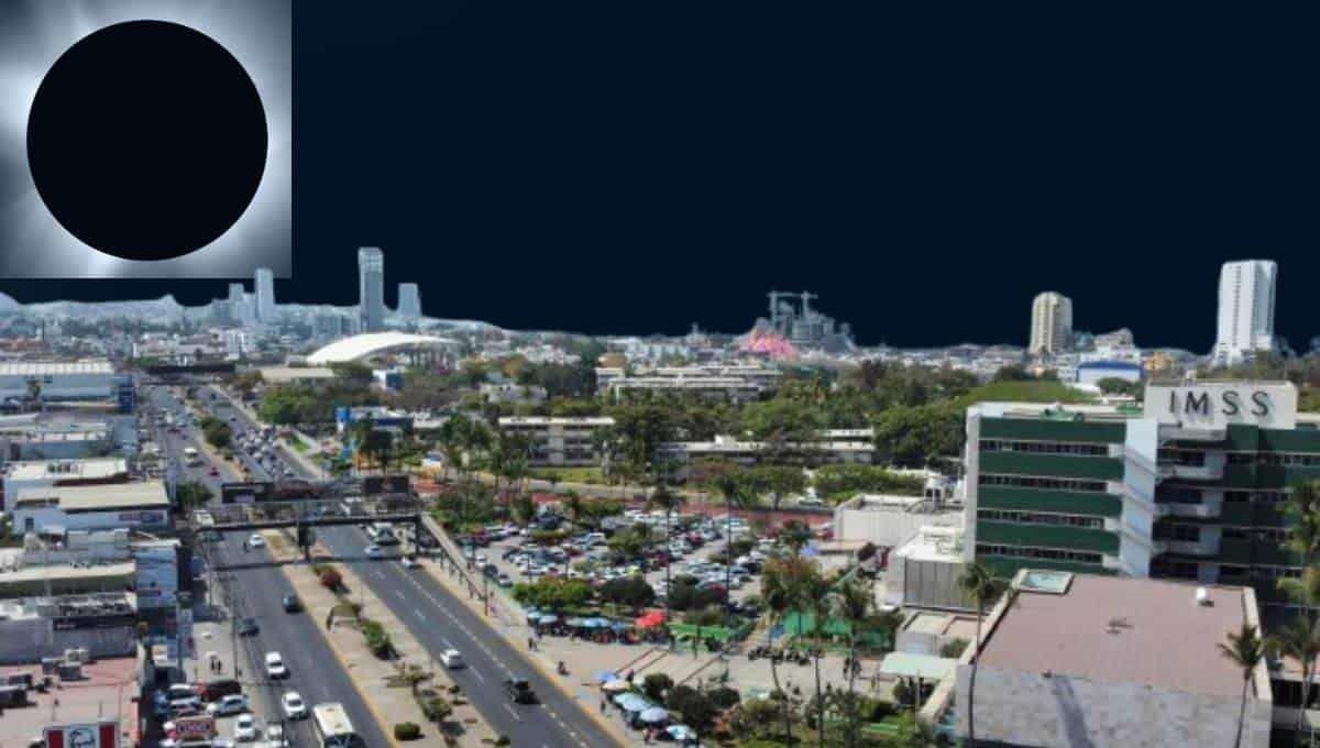 Así Se Oscurecerá Mazatlán El Día Del Eclipse Solar 2024 Usa Este
