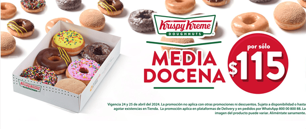 Krispy Kreme trae esta deliciosa promoción solo este miércoles y jueves | Luz Noticias