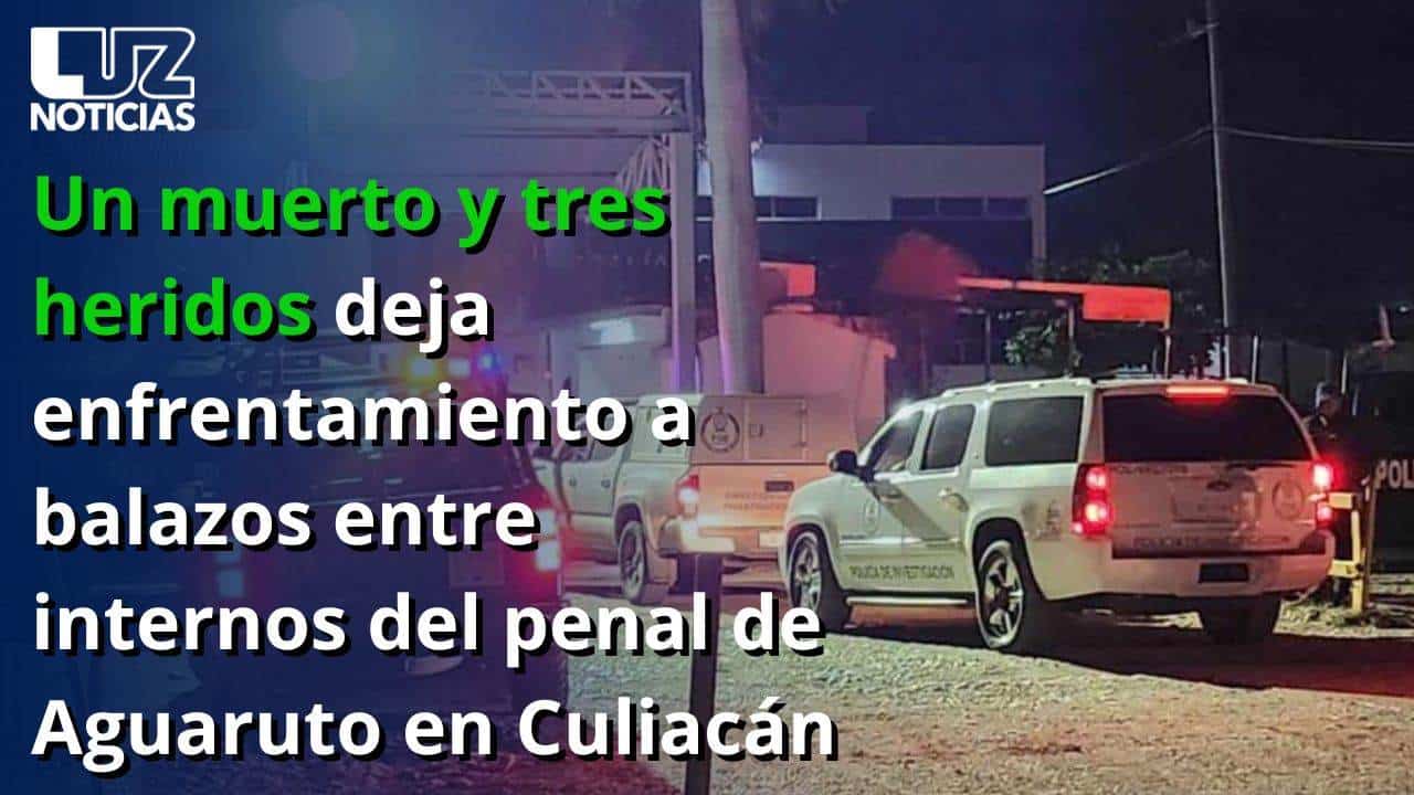 Un muerto y tres heridos deja enfrentamiento a balazos entre internos del penal de Aguaruto en ...