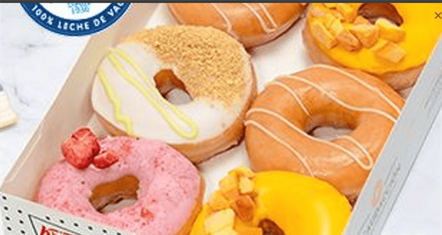 Krispy Kreme presenta sus nuevas donas rellenas con La Lechera | Luz Noticias
