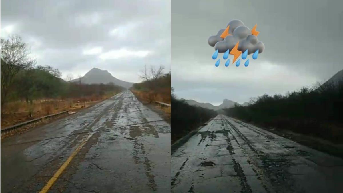 ¡Chipi chipi! Caen las primeras lloviznas por la carretera San Blas ...