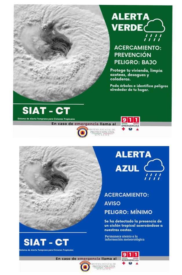 ¿Sabes qué significan los colores de alerta cuando se aproxima un ...