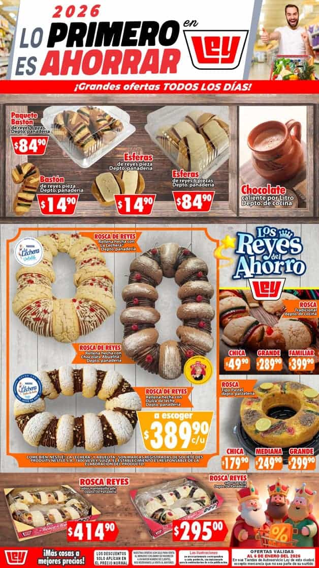 ¿Cuánto cuesta la Rosca de Reyes 2026 en Soriana, Walmart, Sam´s y ...